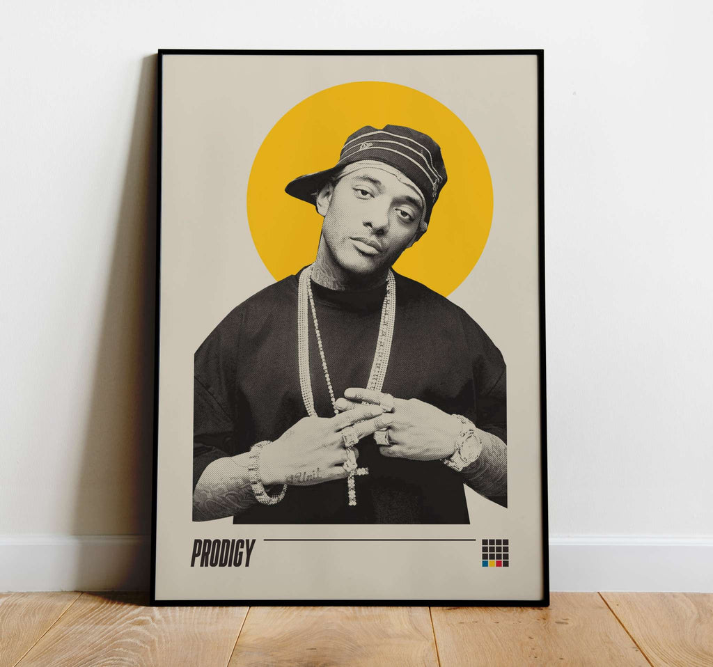 Prodigy - Legendary Rapper Poster | Hip-Hop Art Print – Produced By